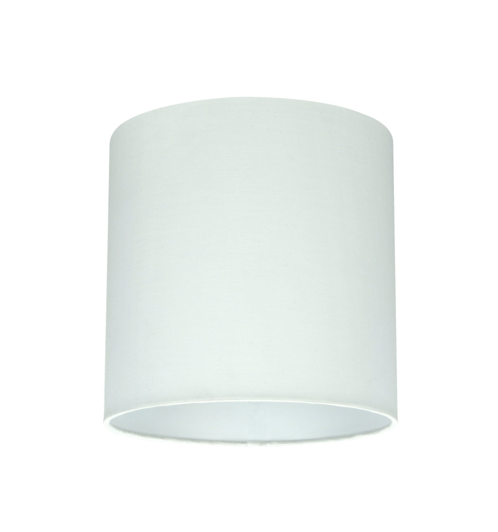 Winston Porter 8" H Tetoron Cotton Fabric Drum Lamp Shade ( Uno ) in ...