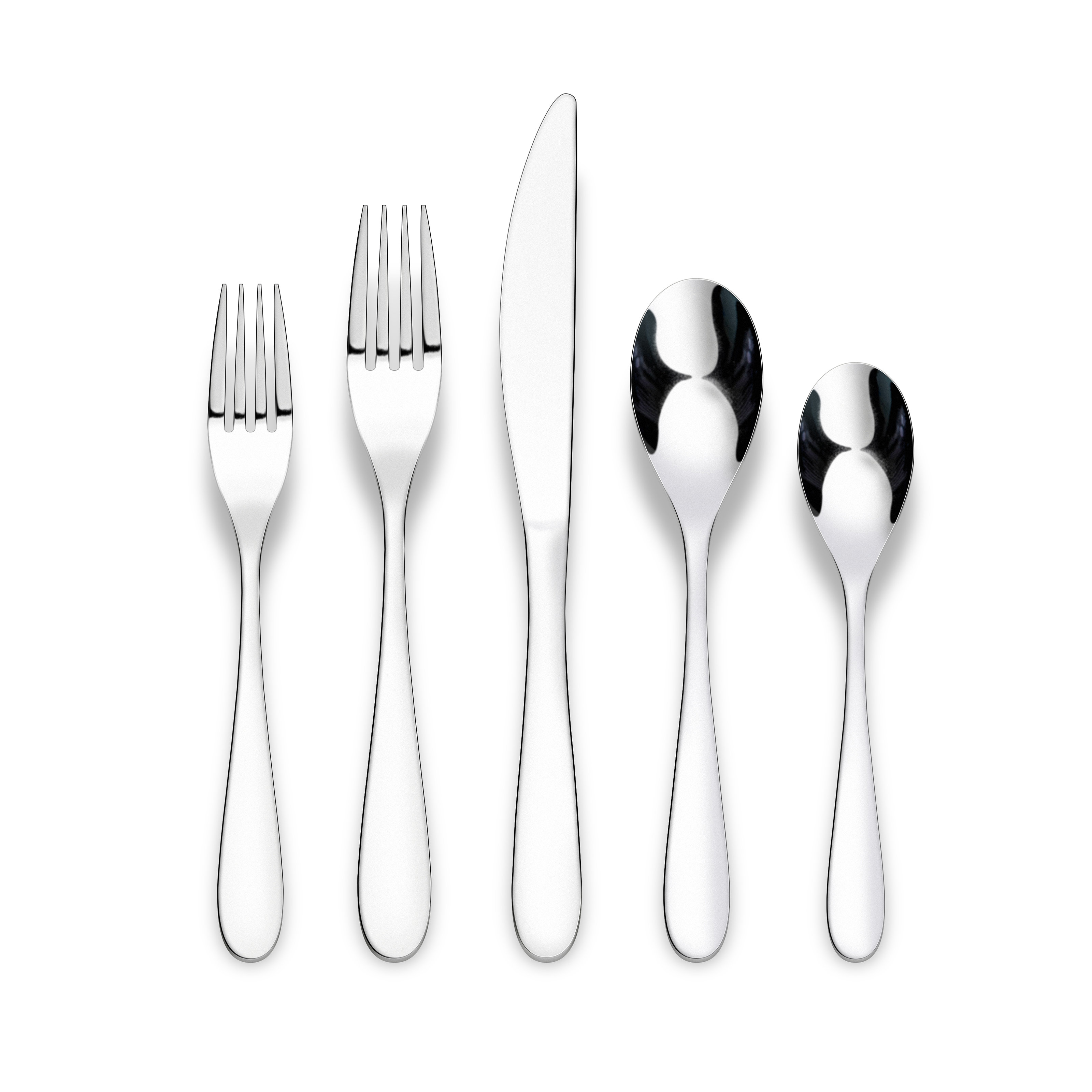Ornative Flatware Percival 18/0 Stainless Steel 20 Pieces Flatware Set ...