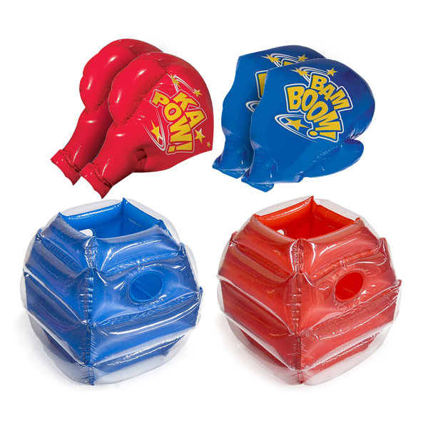 Banzai Kids Inflatable Lazy River Adventure Water Park And Battle Bop ...