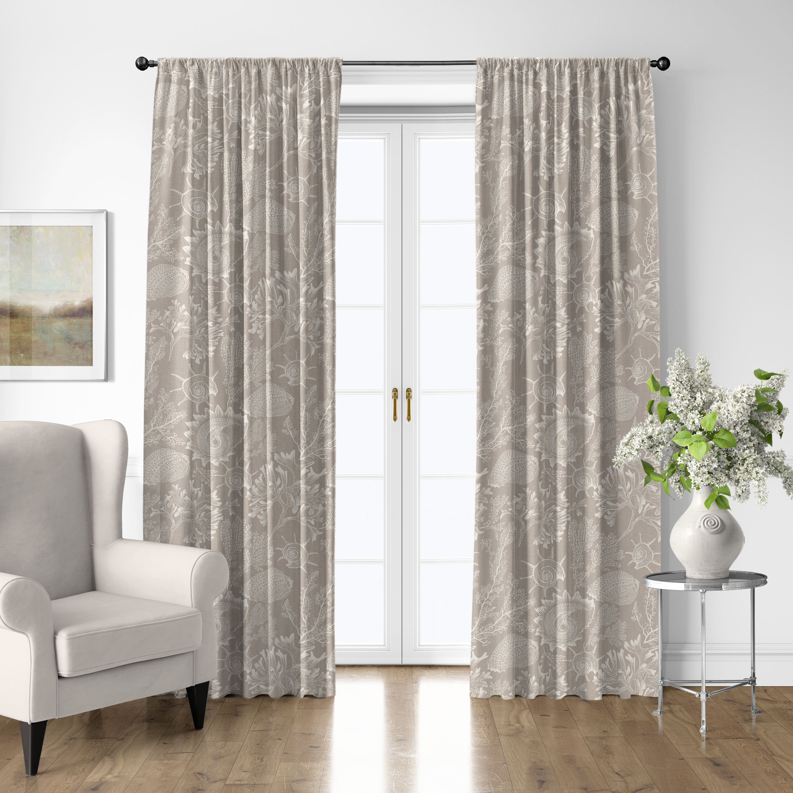 6ix Tailors Fine Linens Shellabrate Natural Cotton Simple Top Pocket ...