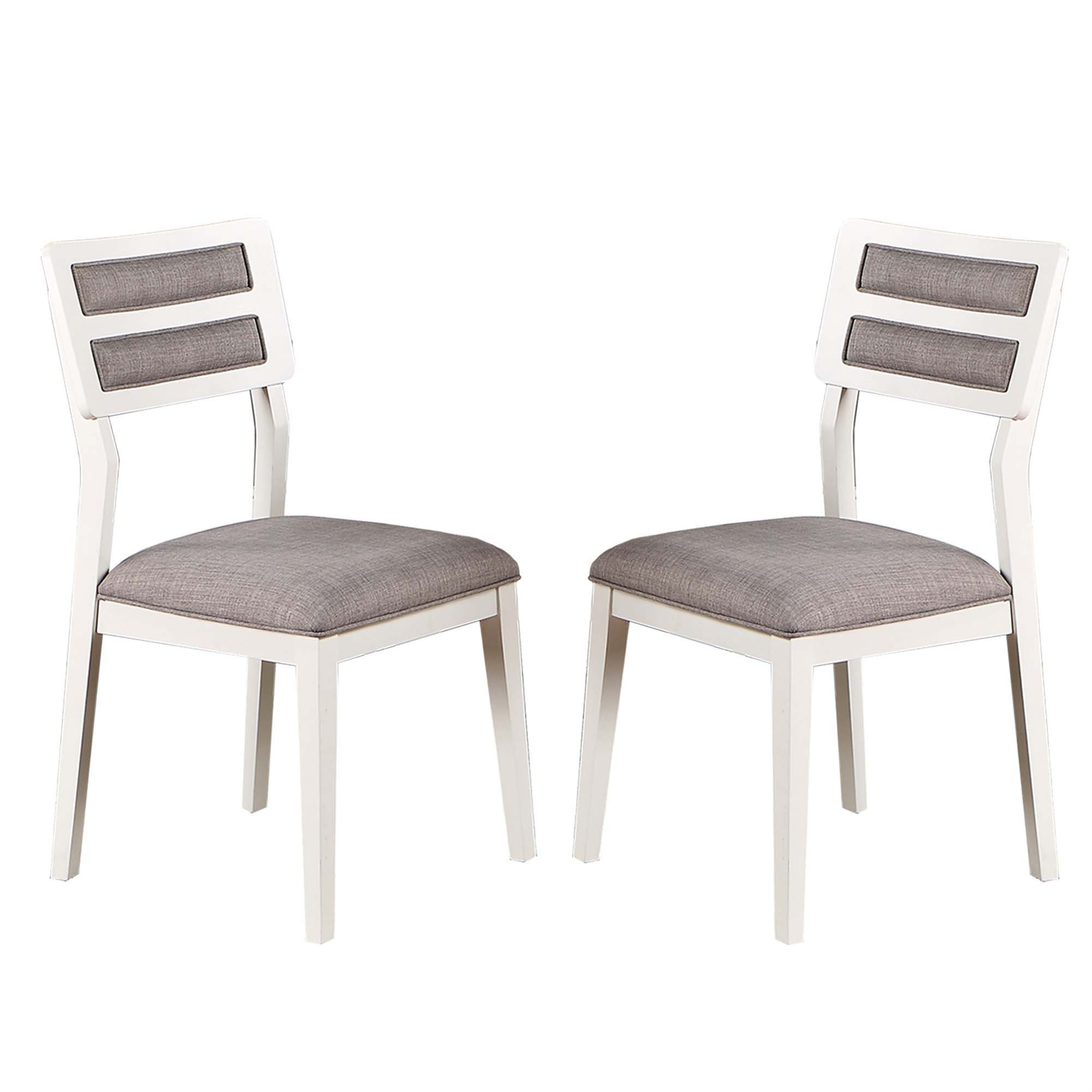 Latitude Run® Aerin Upholstered Dining Chairs, Ladder Back Supports ...