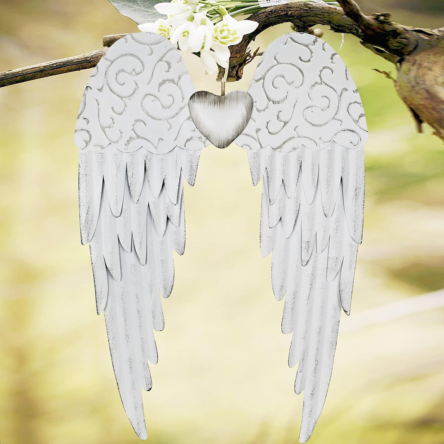 Trinx Metal Angel Wing Hanging - Wayfair Canada
