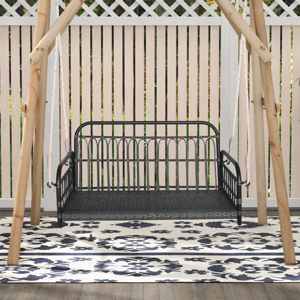 Winston Porter Lendia 2 Person Porch Swing | Wayfair