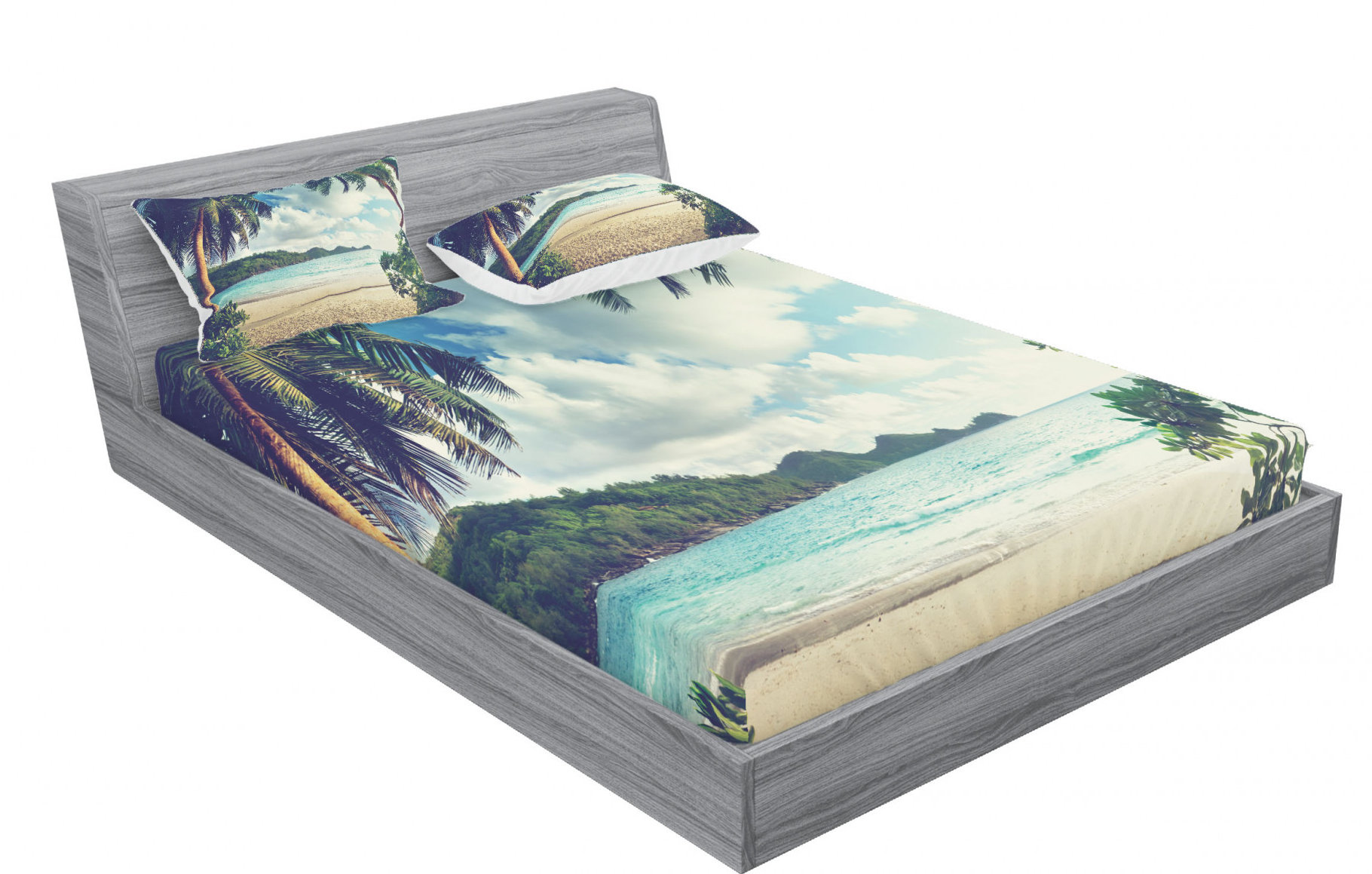 Ambesonne Palm Tree Sheet Set | Wayfair