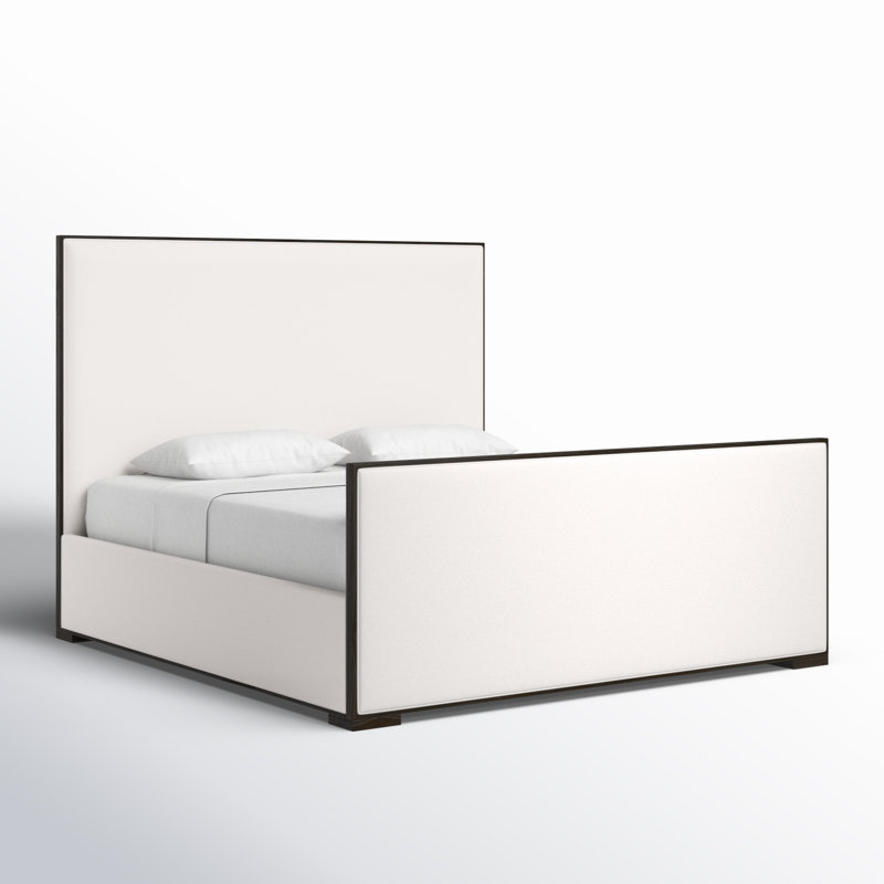 Hokku Designs Merdith Upholstered Solid Wood Platform Bed | Wayfair