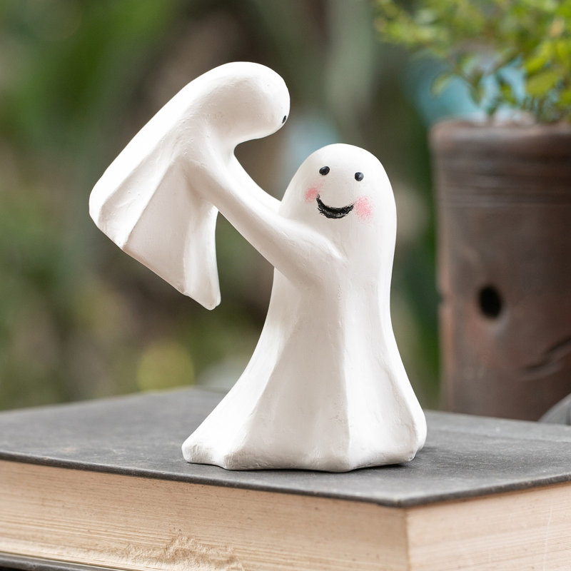 Trinx Handmade My Spooky Baby Wood Sculpture | Wayfair