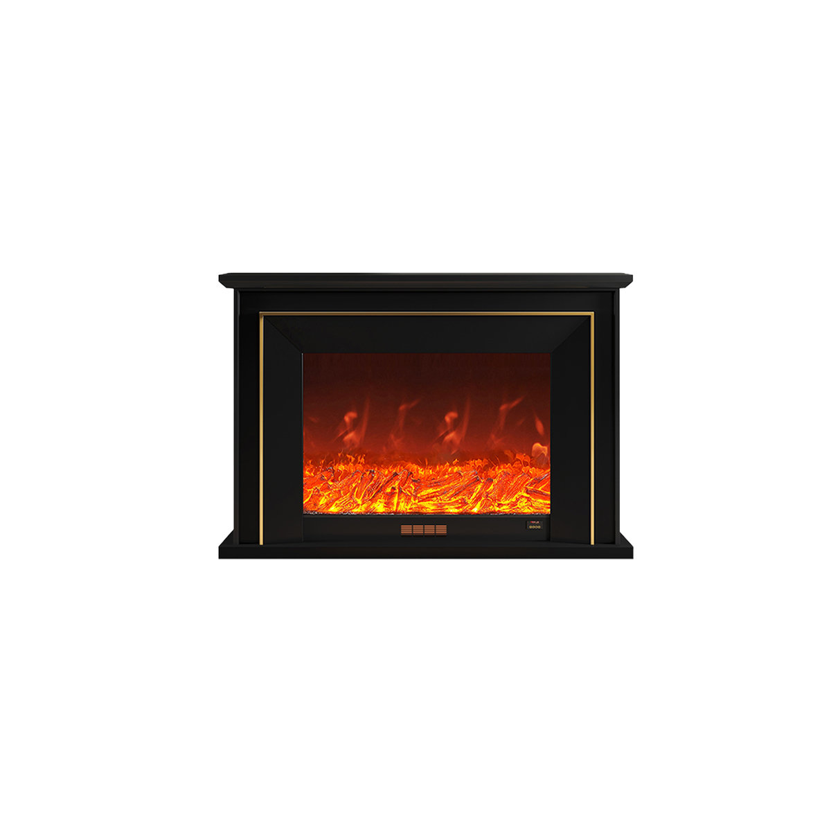 Corrigan Studio® Retro Electric Fireplace | Wayfair
