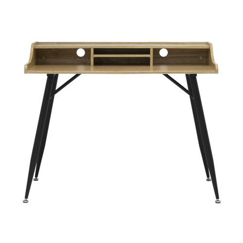 George Oliver Haddan Metal Base Writing Desk & Reviews | Wayfair