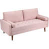 Neche Liby 173Cm 3 Seater Linen Square Arm Sofa & Reviews | Wayfair.co.uk