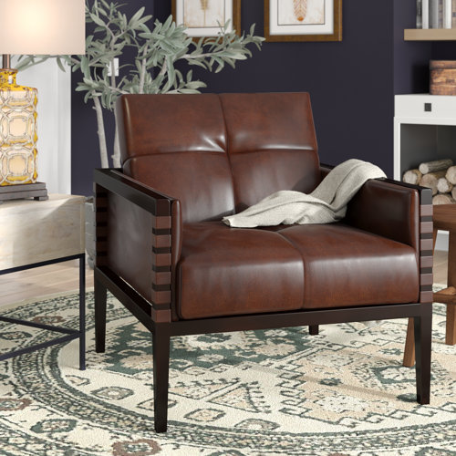 Wayfair | Club Leather Accent Chairs You'll Love in 2023