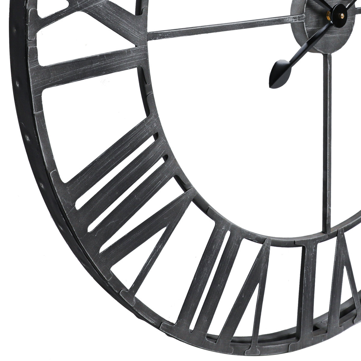 Charlton Home® Oversized Upper Shockerwick 32" Wall Clock & Reviews ...