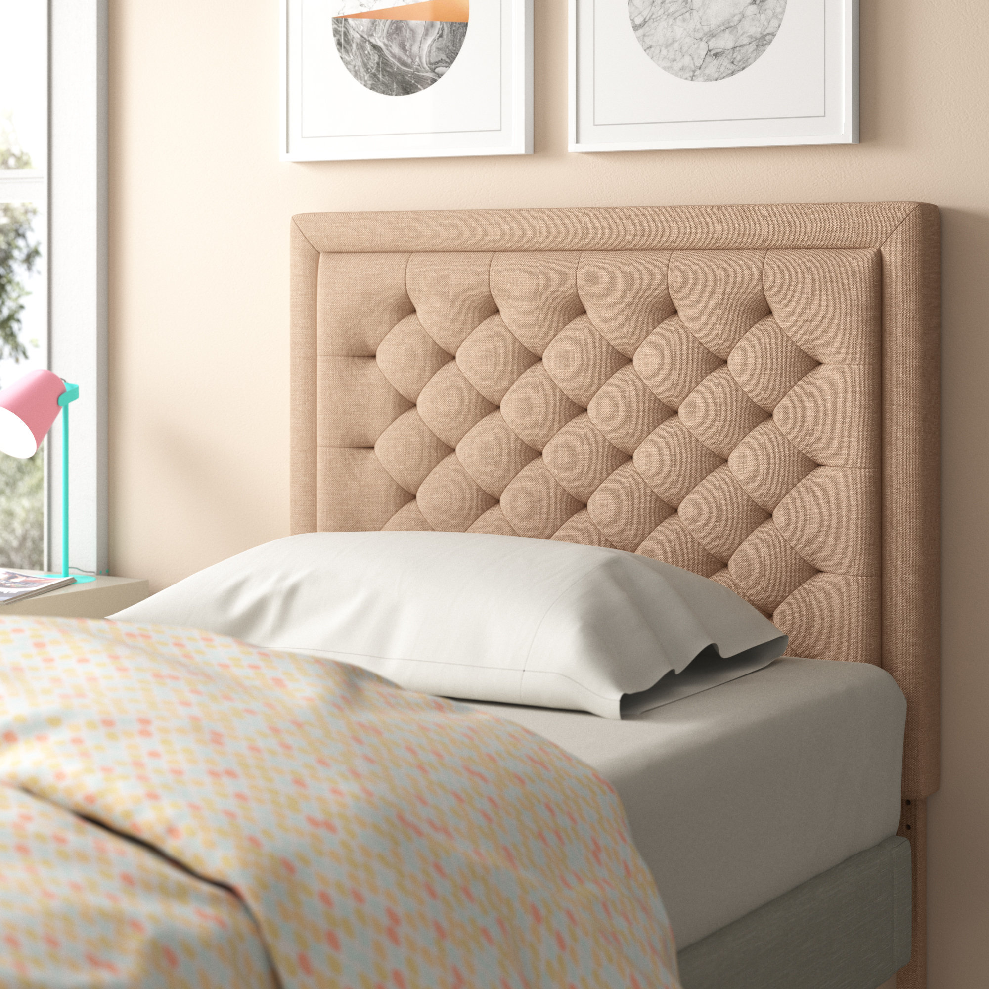 Three Posts™ Magallanes Upholstered Panel Headboard & Reviews | Wayfair