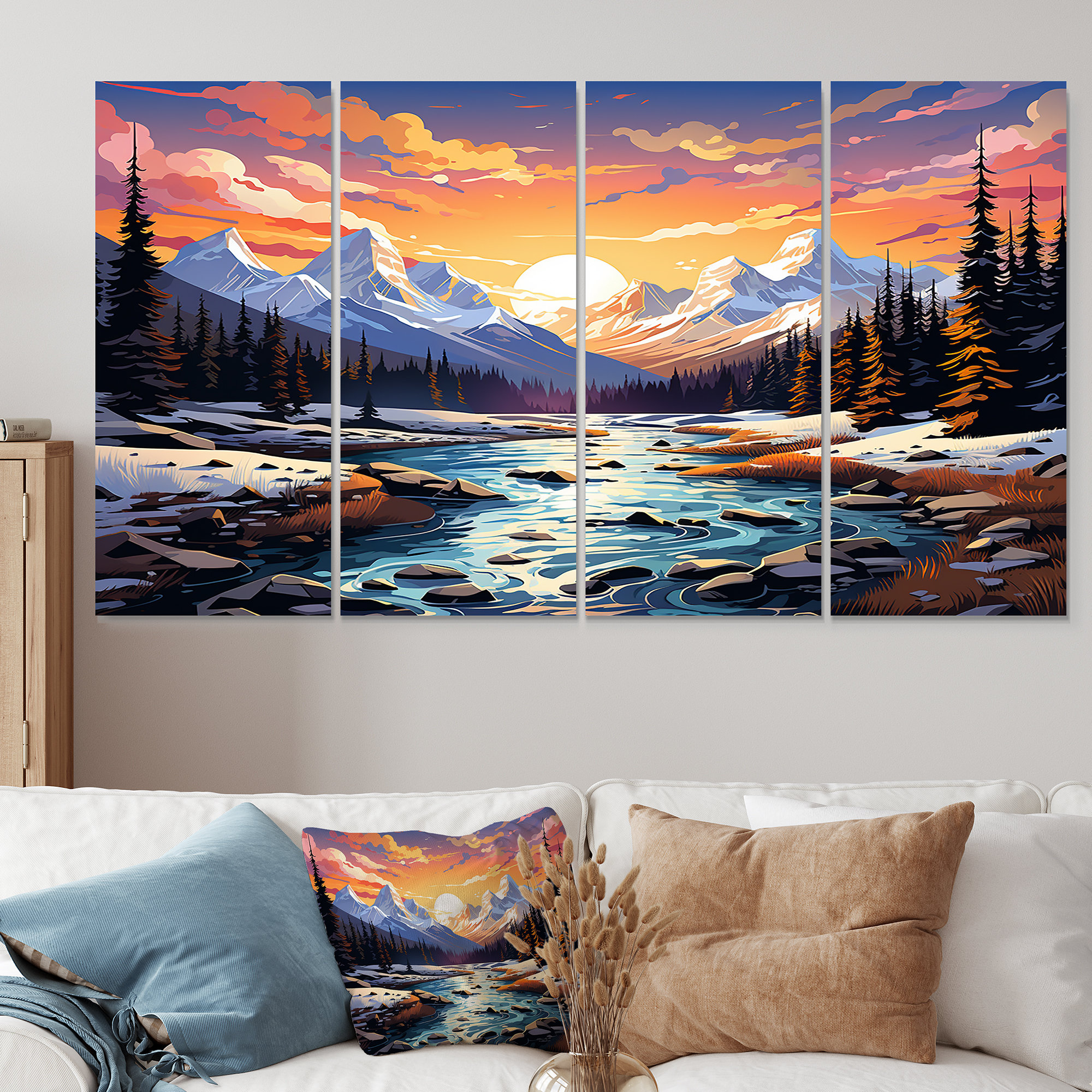 Millwood Pines Colorado River Trail - Forest River Mountains 4 Piece ...