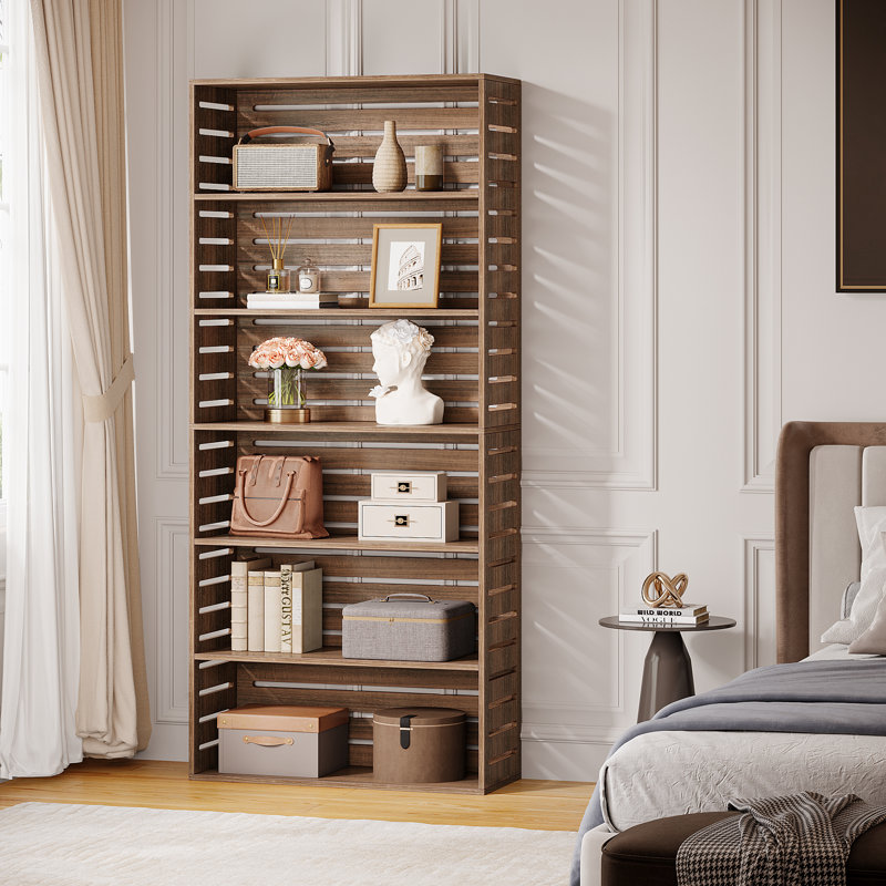 Millwood Pines 6-tier Bookcase, 71-inch Tall Bookshelf | Wayfair