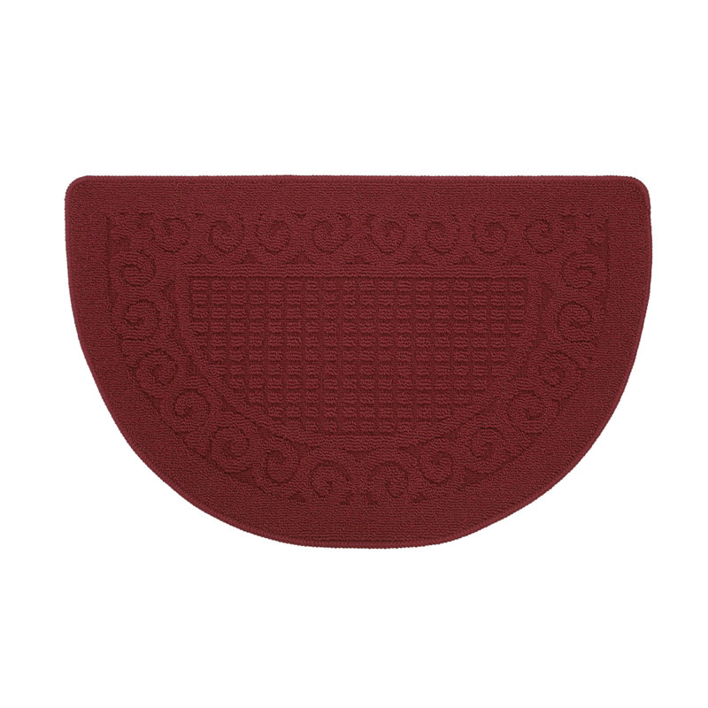 Winston Porter Jacquard Solid Decor Non-Slip Carpet Floor Mat Indoor ...