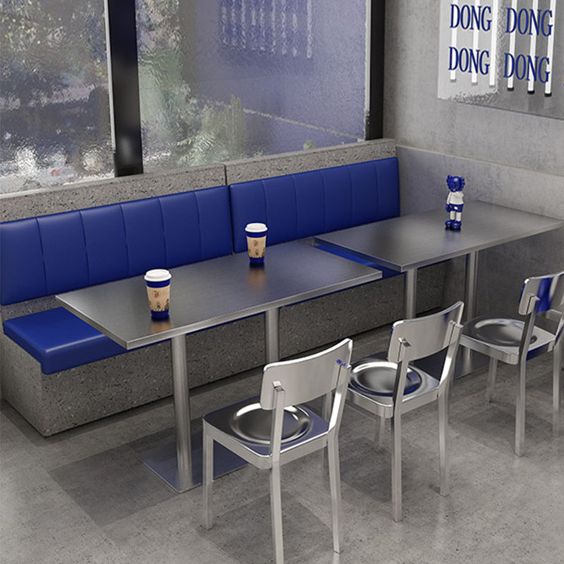 Canadian Linen Industrial Style Cafe Restaurant Benches Upholstered ...