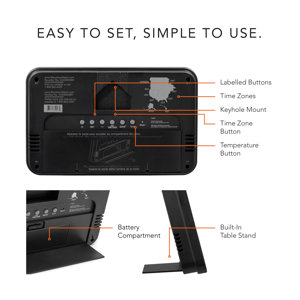 Marathon Watch Company Wall Clock & Reviews | Wayfair