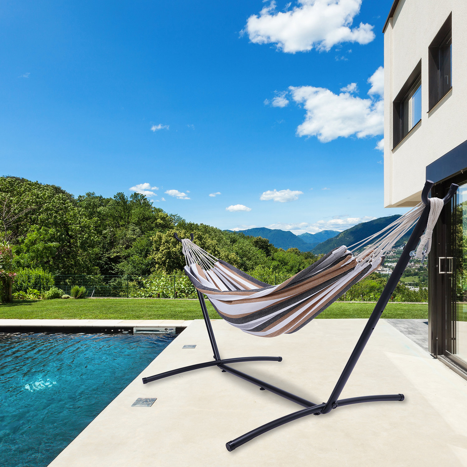 Arlmont & Co. Fogarty 1 Classic Hammock with Stand | Wayfair