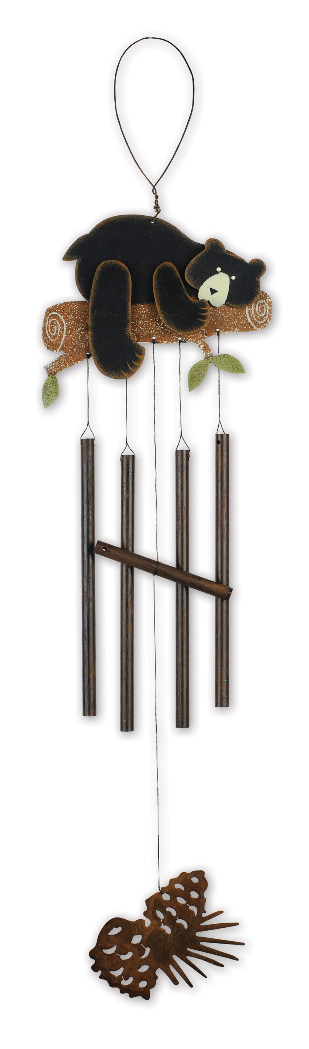 Loon Peak® Kendricks Bear Hug Wind Chime | Wayfair
