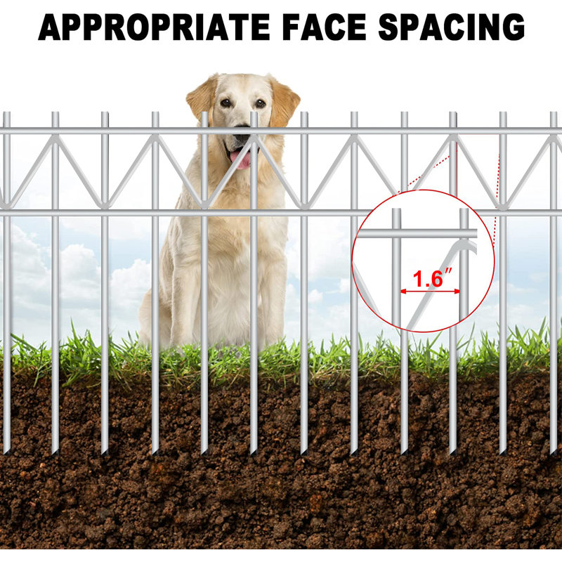 EFPerfect 15'' H x 24'' W Animal Anti-digging Barrier Fence Rustproof ...