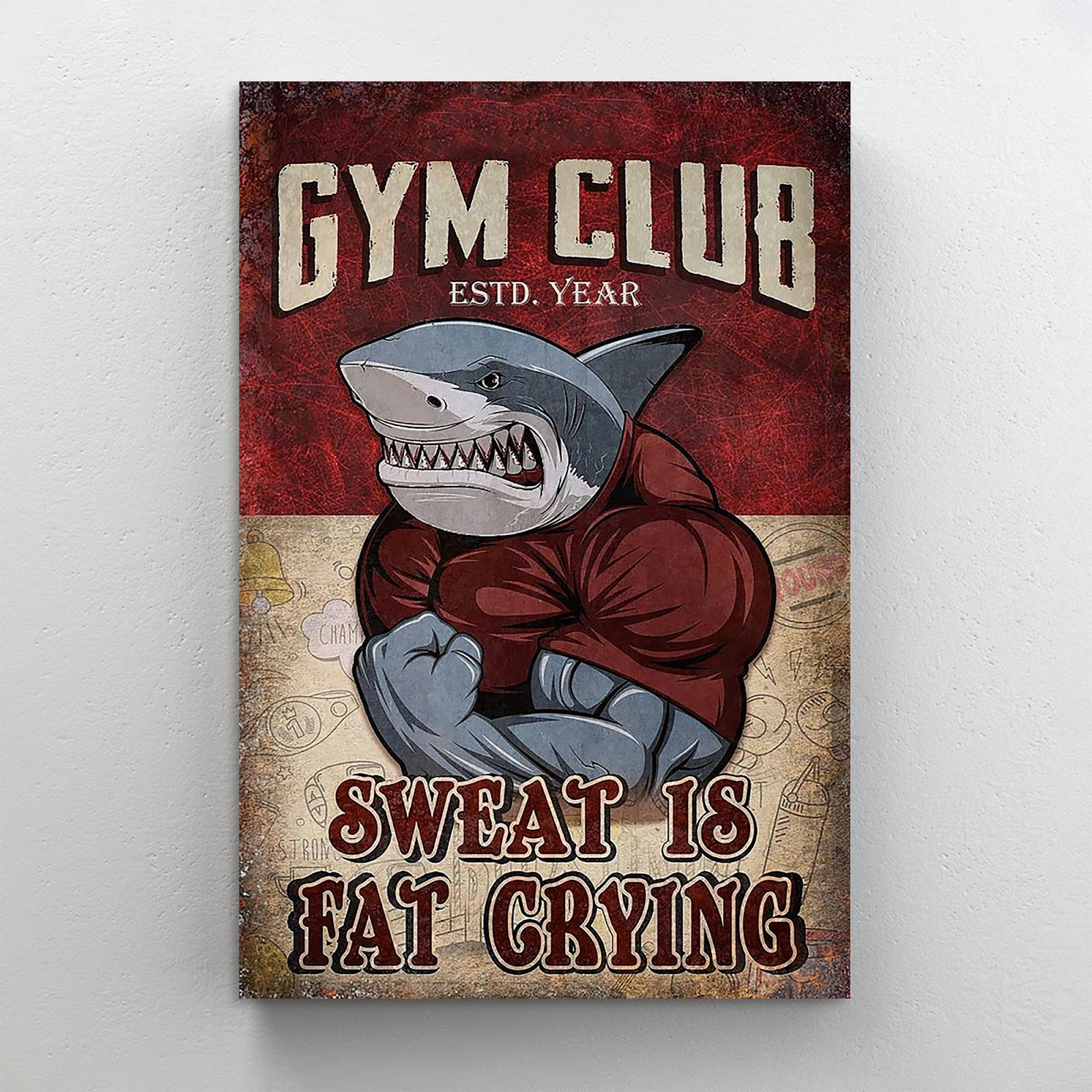 Trinx Gym Club Year Sweat Is Fat Crying For Gym Clubs - 1 Piece ...