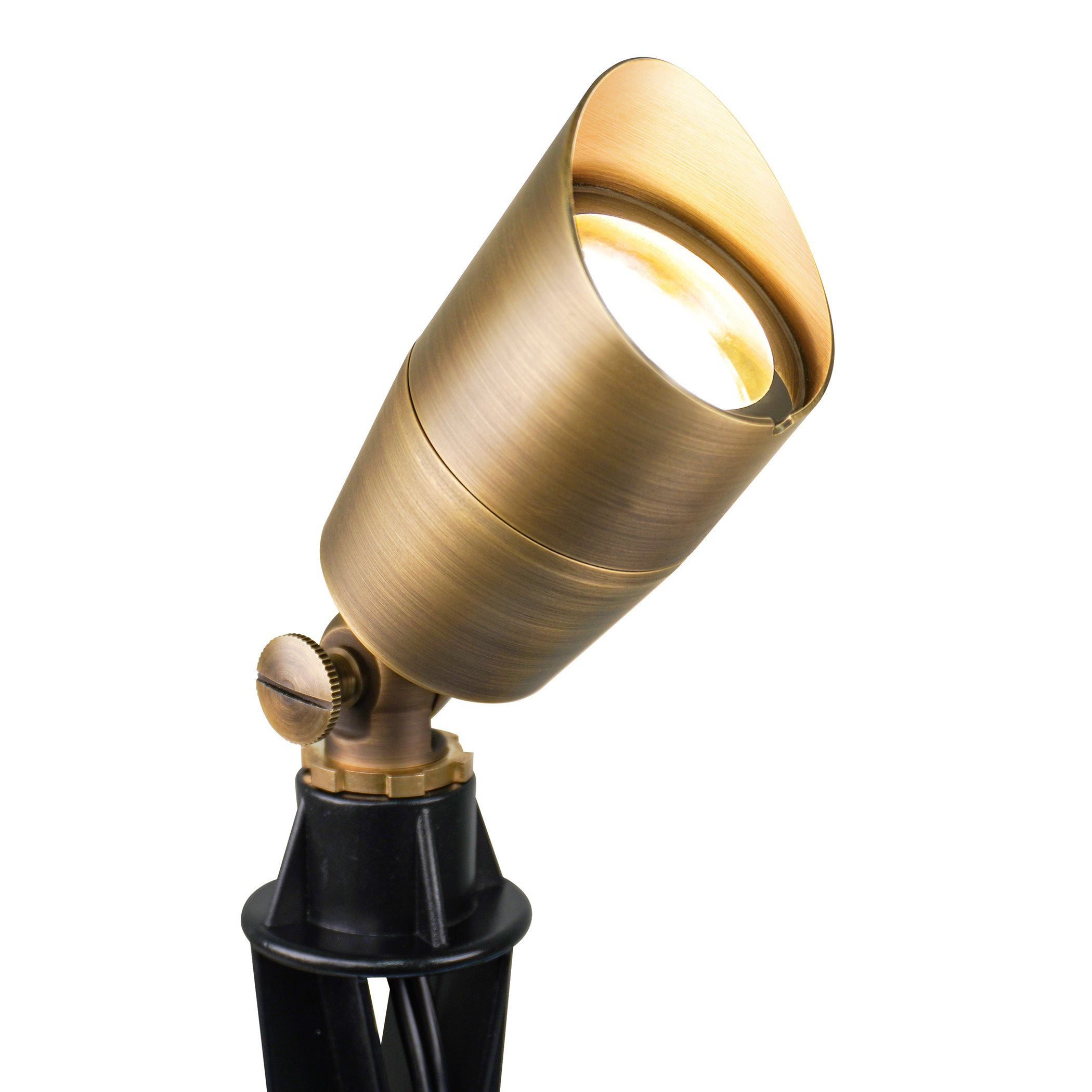 GKOplus Compact Solid Brass Low Voltage Landscape Spotlight with 5W ...