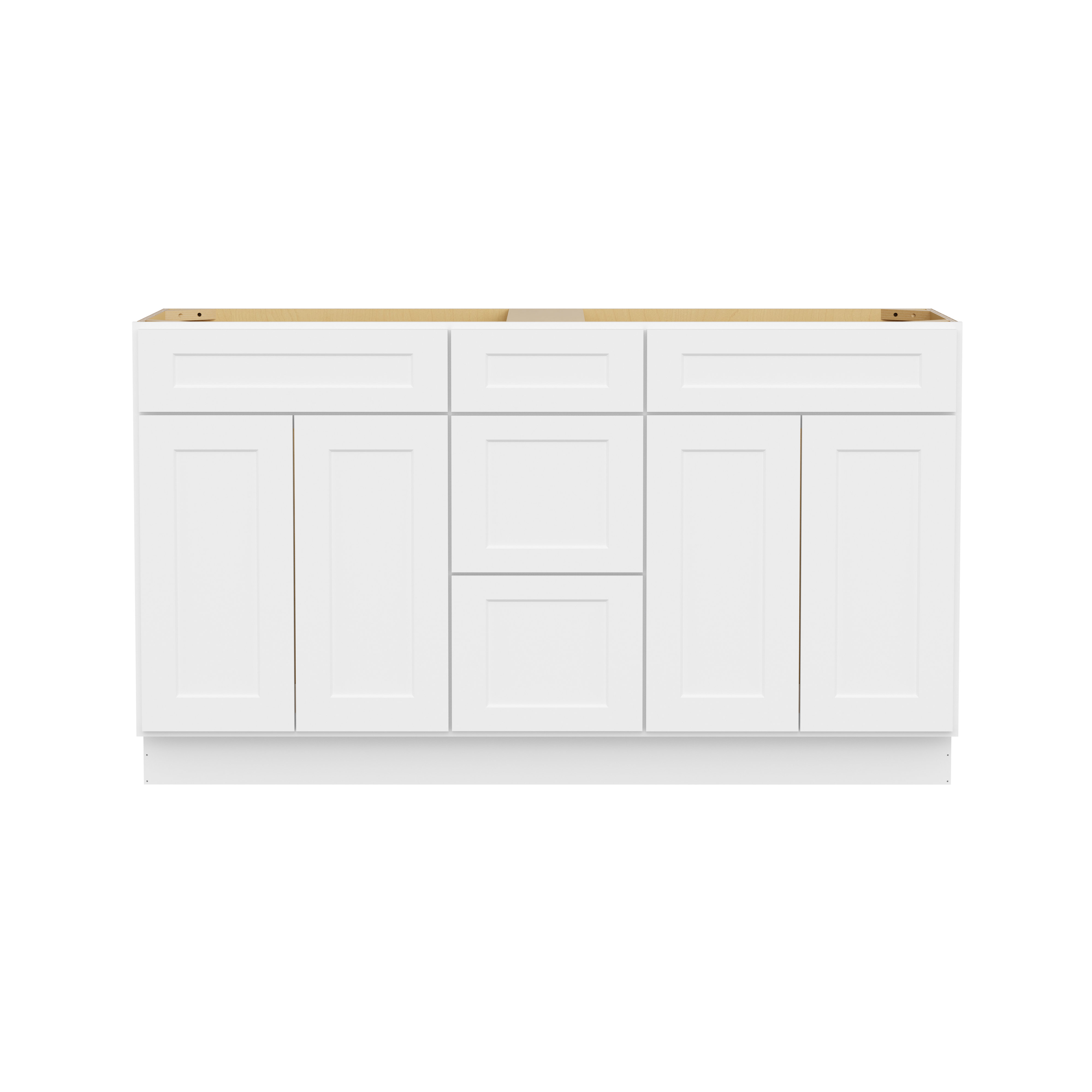 HomLux Bases-One Drawer Stack 60"×21"×34.5" Easy to Assemble Vanity ...