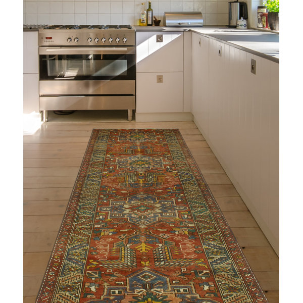 Isabelline Majer One-of-a-Kind 3'5 X 13'3 2022 Runner Wool Area Rug ...