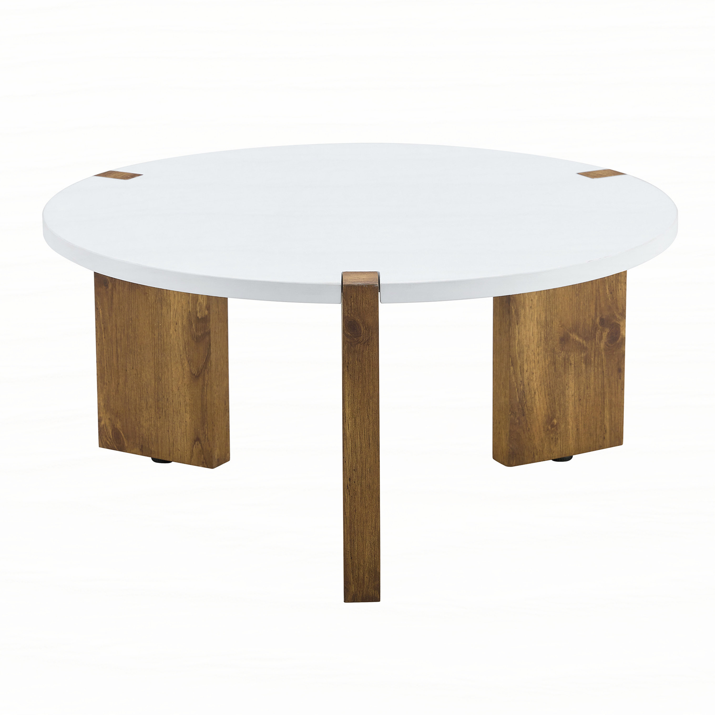 Latitude Run® 33.4-inch diameter minimalist circular MDF material ...