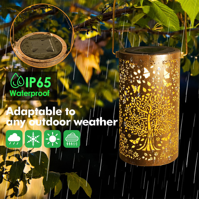 doitbest Tree Of Life Solar Lantern - Outdoor Hanging Light | Wayfair