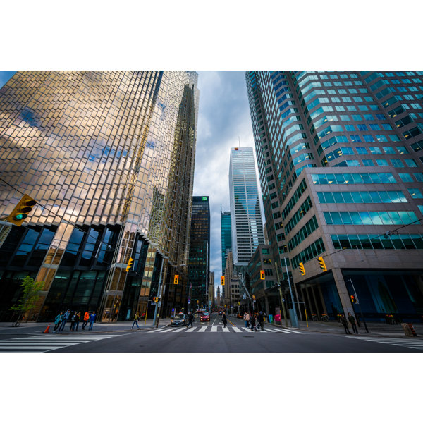 Hokku Designs Skyscrapers in Downtown Toronto - Wrapped Canvas ...