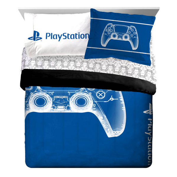 Sony Playstation X Ray Queen Bed Set With Sham | Wayfair