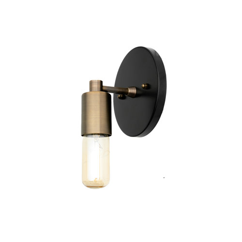 17 Stories Minimalist Industrial Edison Bulb Sconce | Wayfair