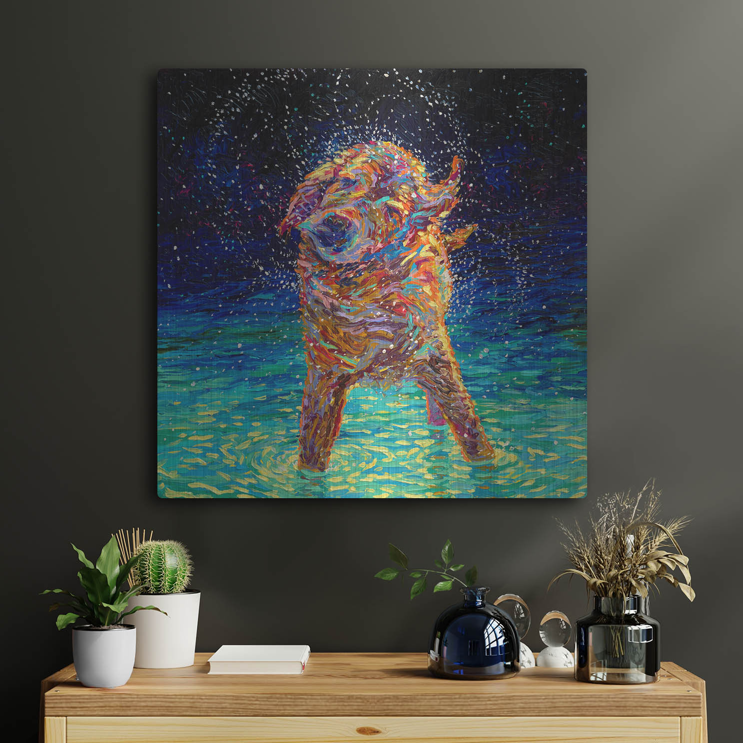 Dakota Fields " Moonlight Swim " by Iris Scott | Wayfair