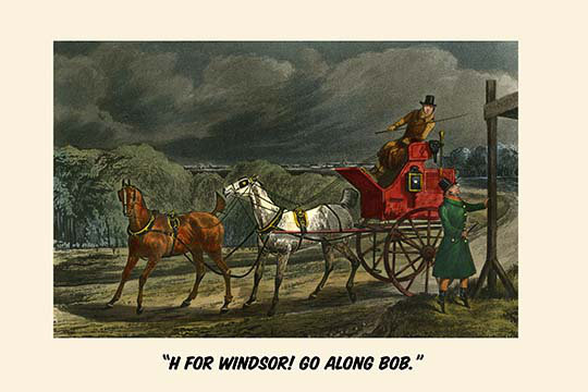 Buyenlarge H for Windsor Go Along Bob by Henry Alken - Graphic Art ...