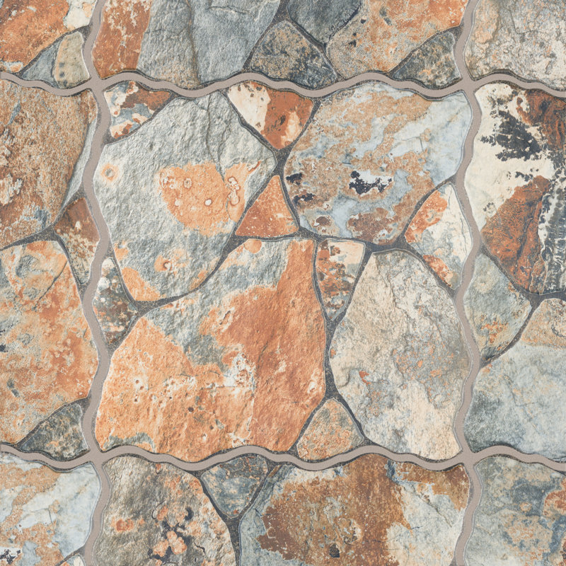 Merola Tile Canet 17" x 17" Porcelain Stone Look Wall & Floor Tile ...