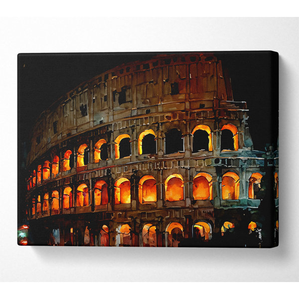 Latitude Run Roman Colosseum - Wrapped Canvas Art Prints | Wayfair.co.uk