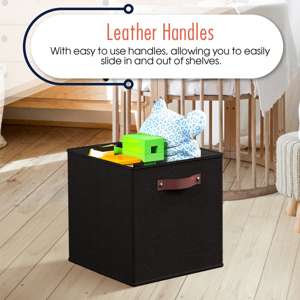 Ebern Designs Fabric Storage Bin Set & Reviews | Wayfair
