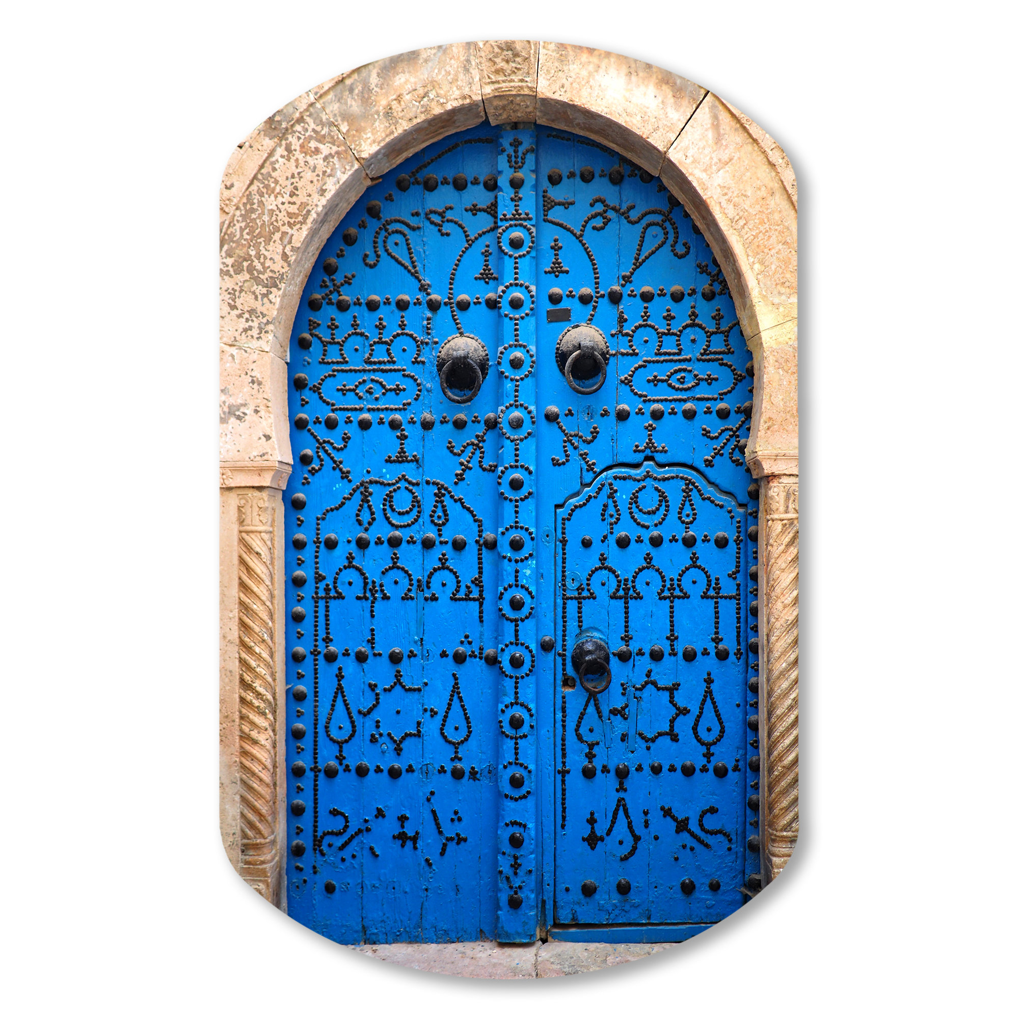 Bungalow Rose Vintage North African Door - African Metal Art In ...