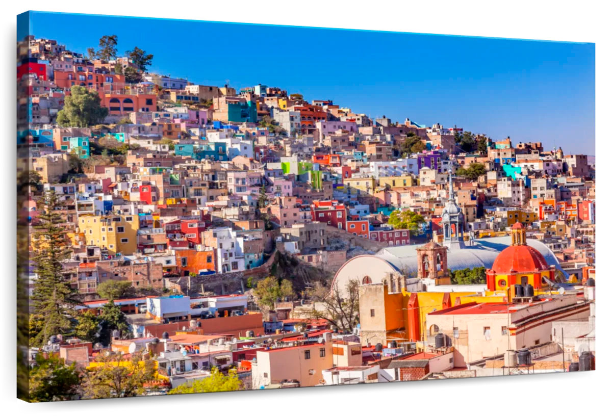 Elephant Stock Guanajuato Colorful Houses | Wayfair