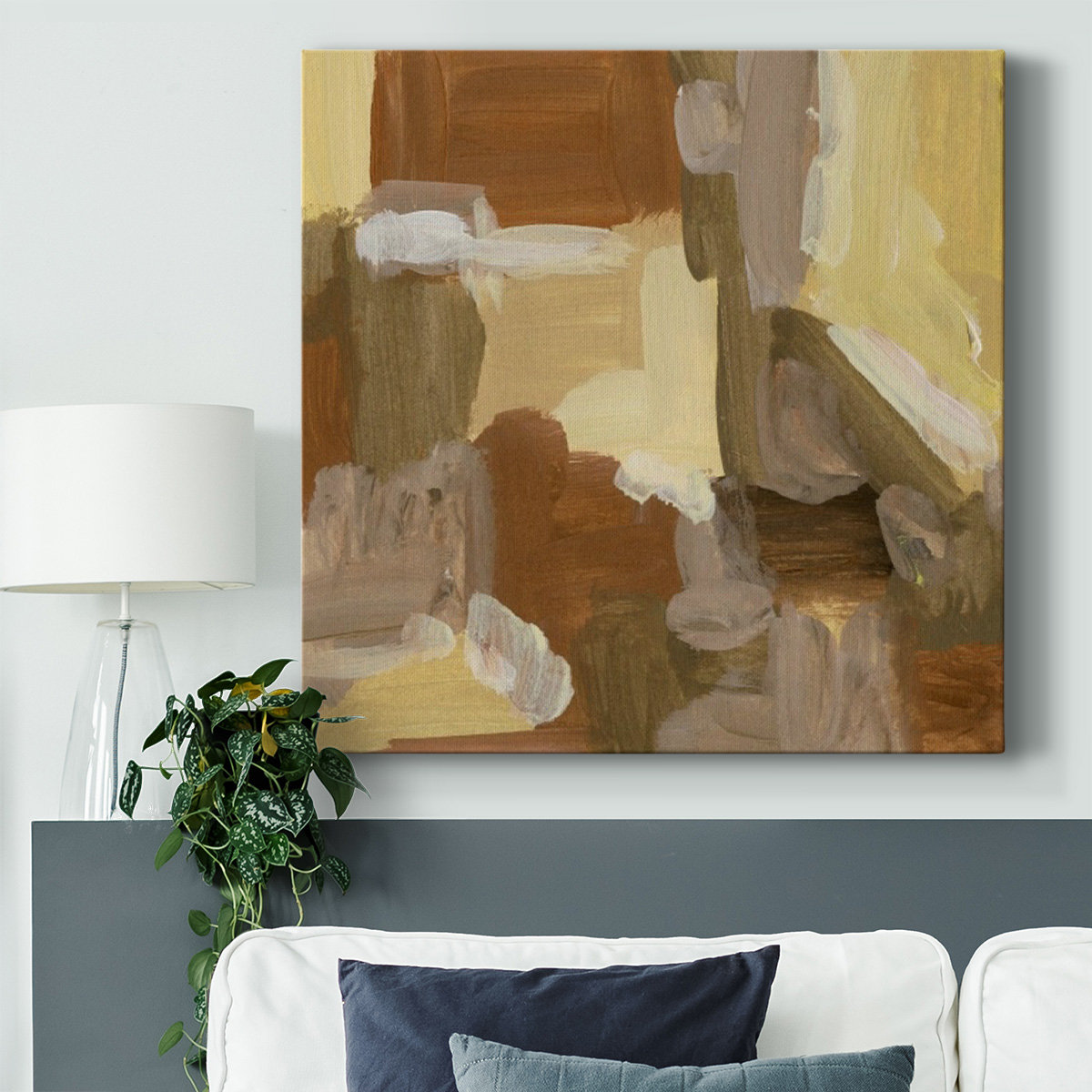 Wrought Studio™ Yellow Dawn VI-Gallery Wrapped Canvas | Wayfair