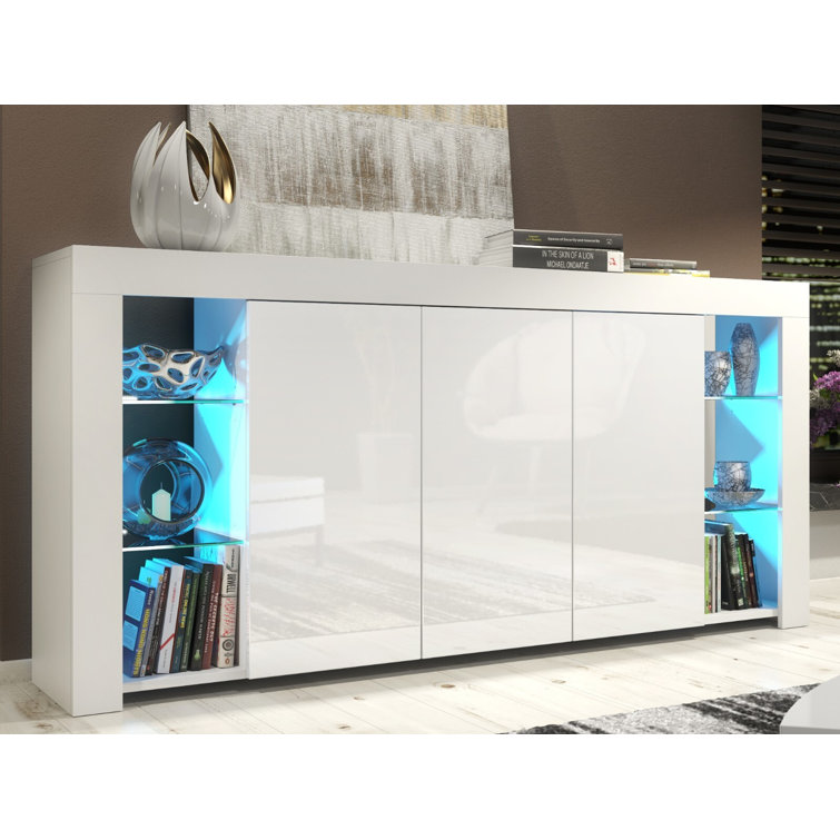 Ivy Bronx Sideboard TV Unit Display Cabinet Cupboard TV Stand Living ...