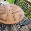 George Oliver Durham Outdoor Dining Side Chair & Reviews | Wayfair