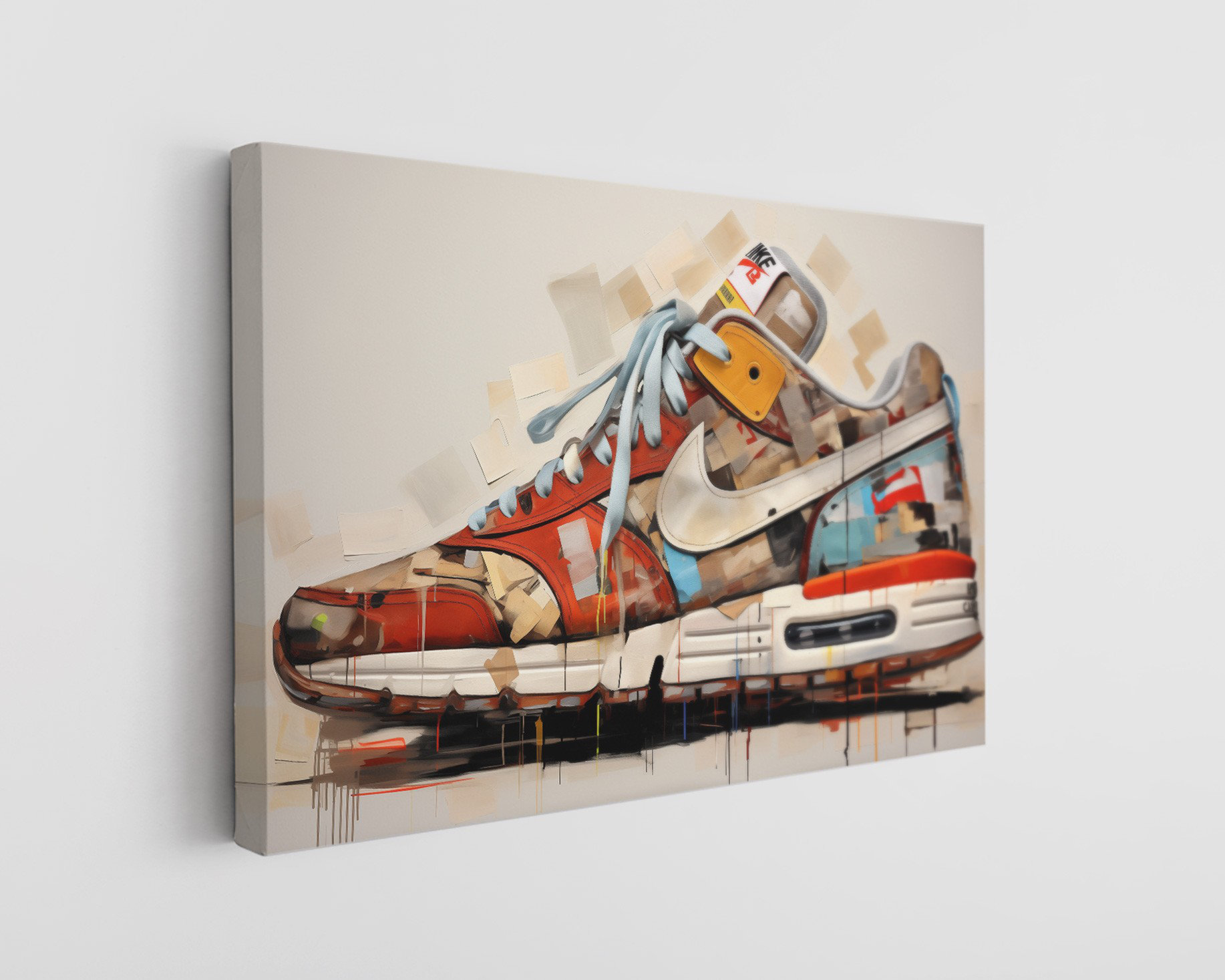 Brayden Studio® Collage of Iconic Nike Air Shoes Canvas Print | Wayfair