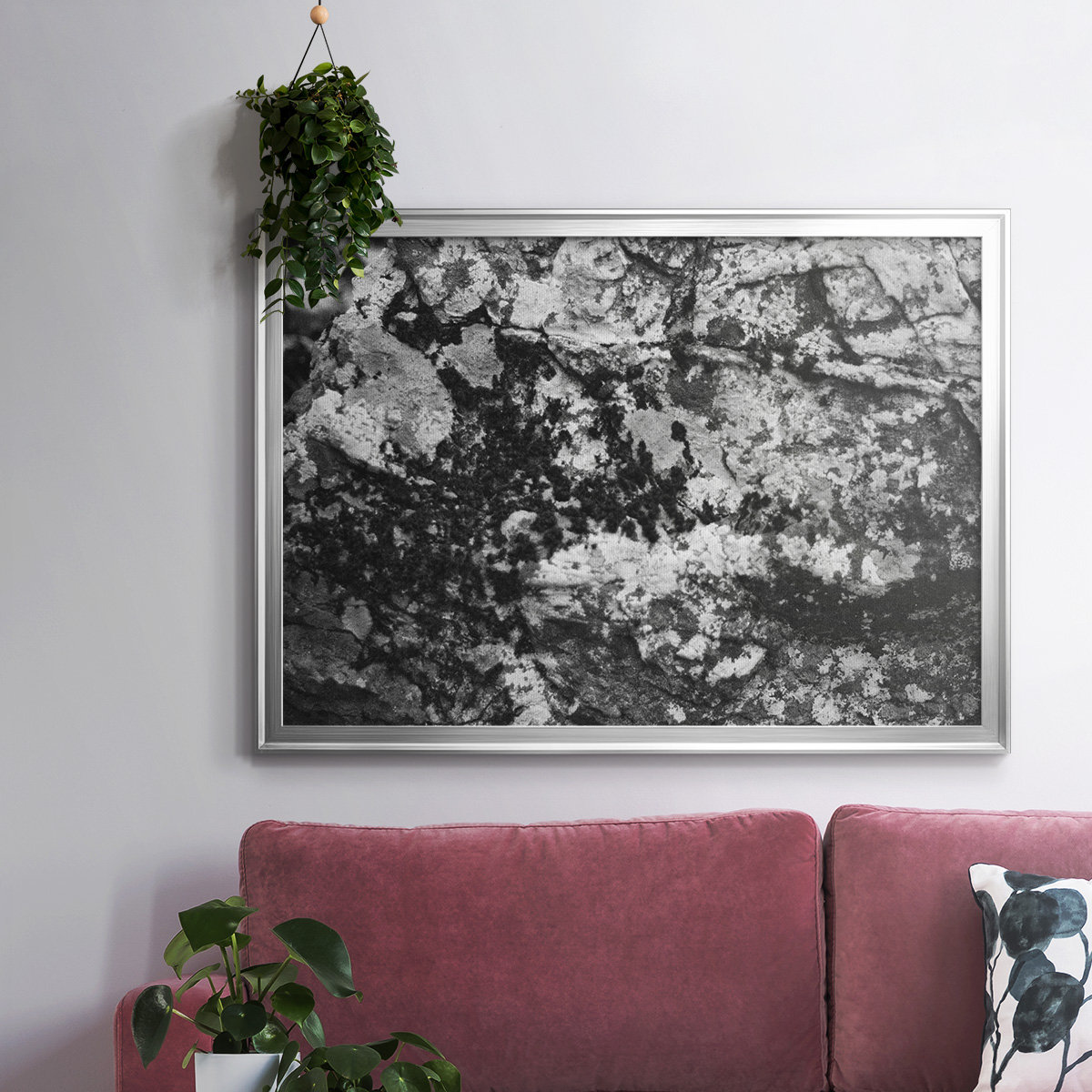 17 Stories Found Textures XX Premium Framed Canvas- Ready To Hang | Wayfair