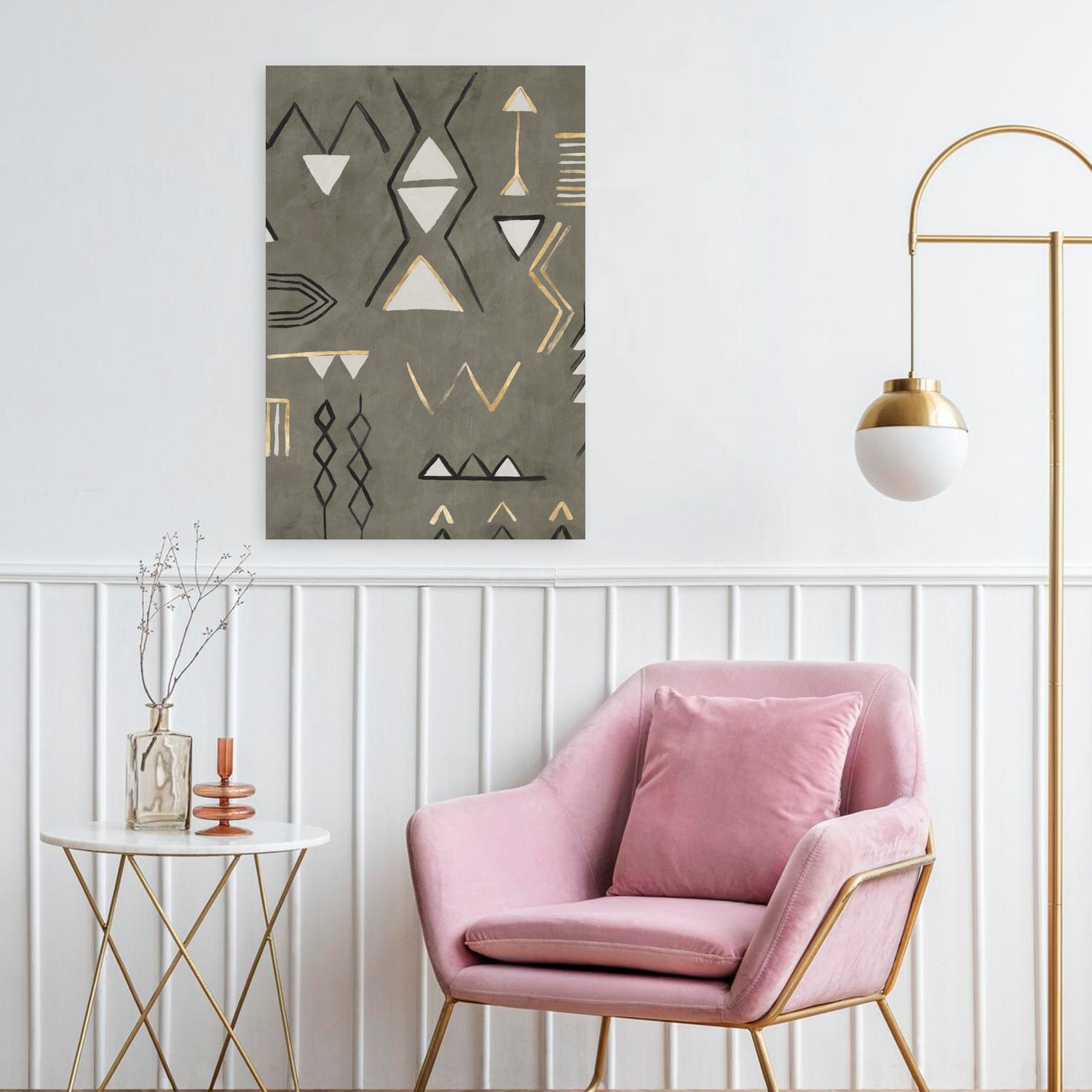 Latitude Run® Kano II Abstract Geometric Minimalist Art | Wayfair
