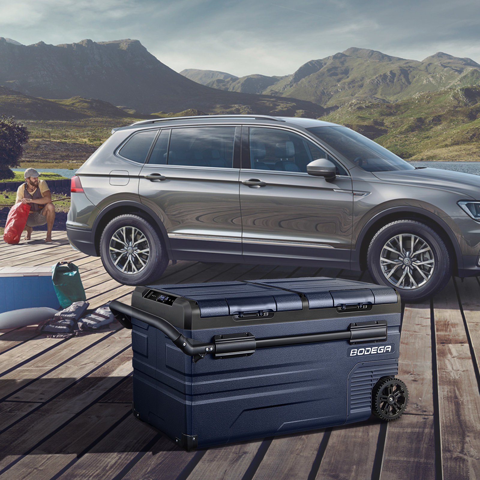 BODEGACOOLER Portable Cooler with WIFI APP Control 80 Quart(75L) for ...