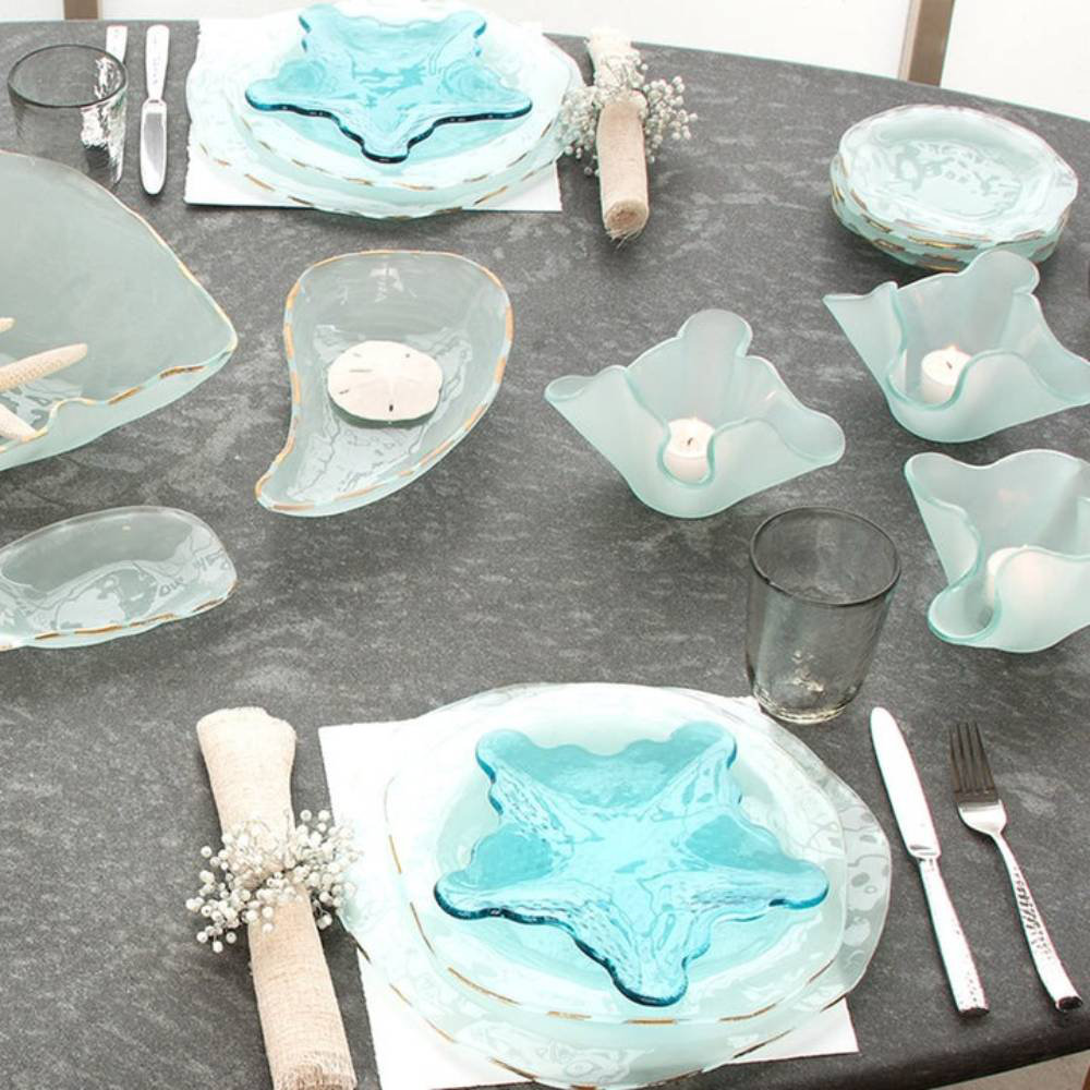 Annieglass Azure Handmade Glass Decorative Bowl | Perigold