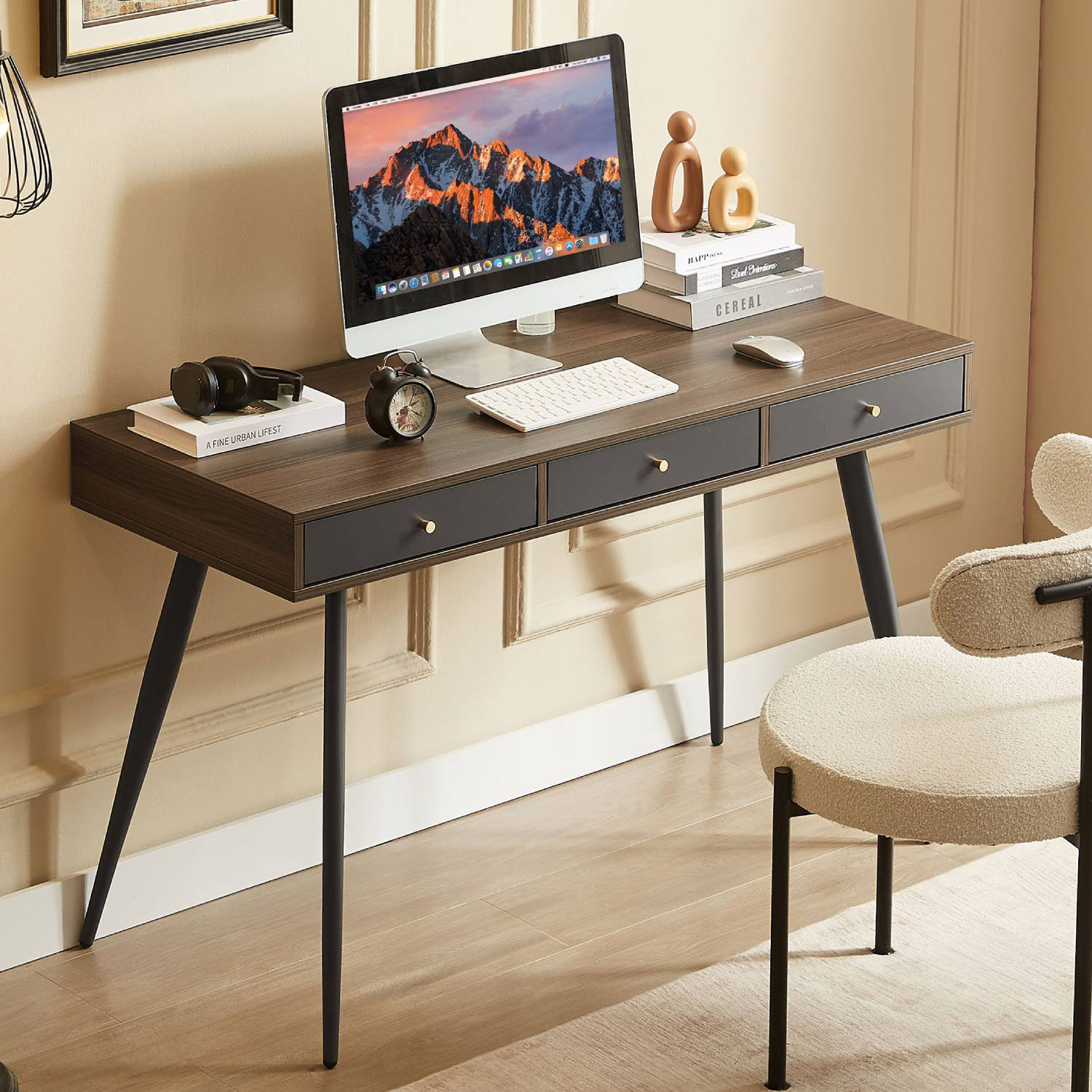 Corrigan Studio® Writing Study Desk with Drawers | Wayfair