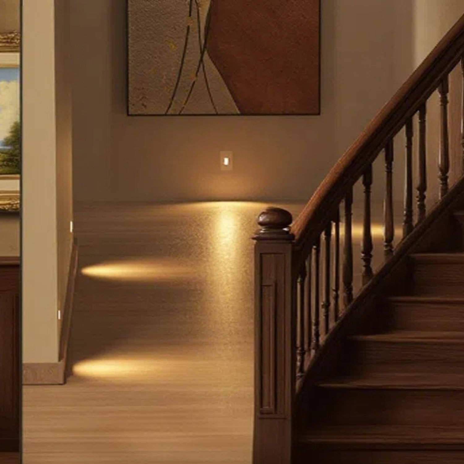 LEDVANS Led Vertical 5Cct Step Lights, Replaceable Magnetic Faceplat ...